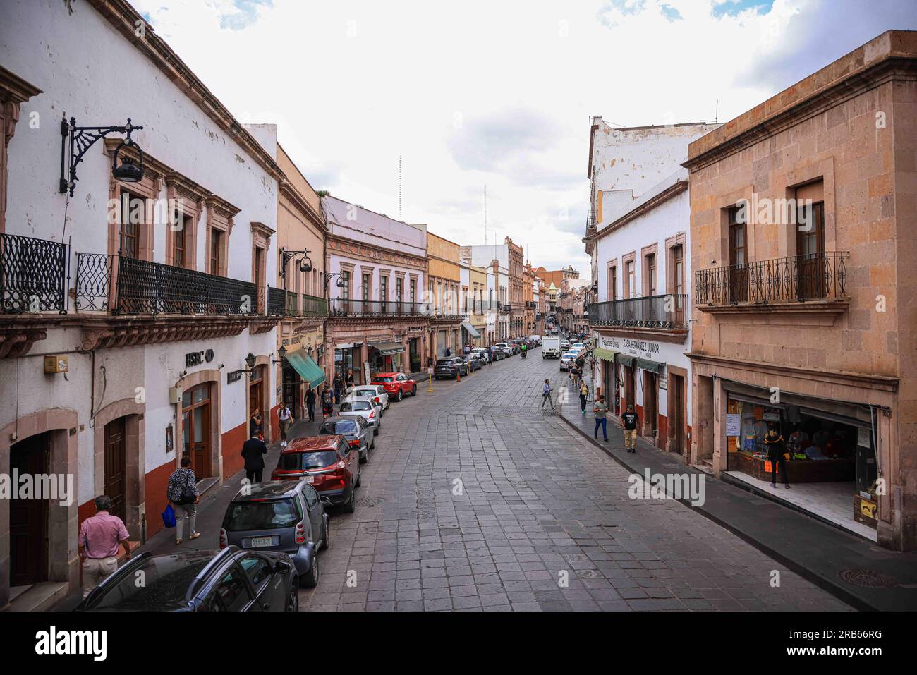 Zacatecas Mexico. Colonial zone of the capital city of the state of ...