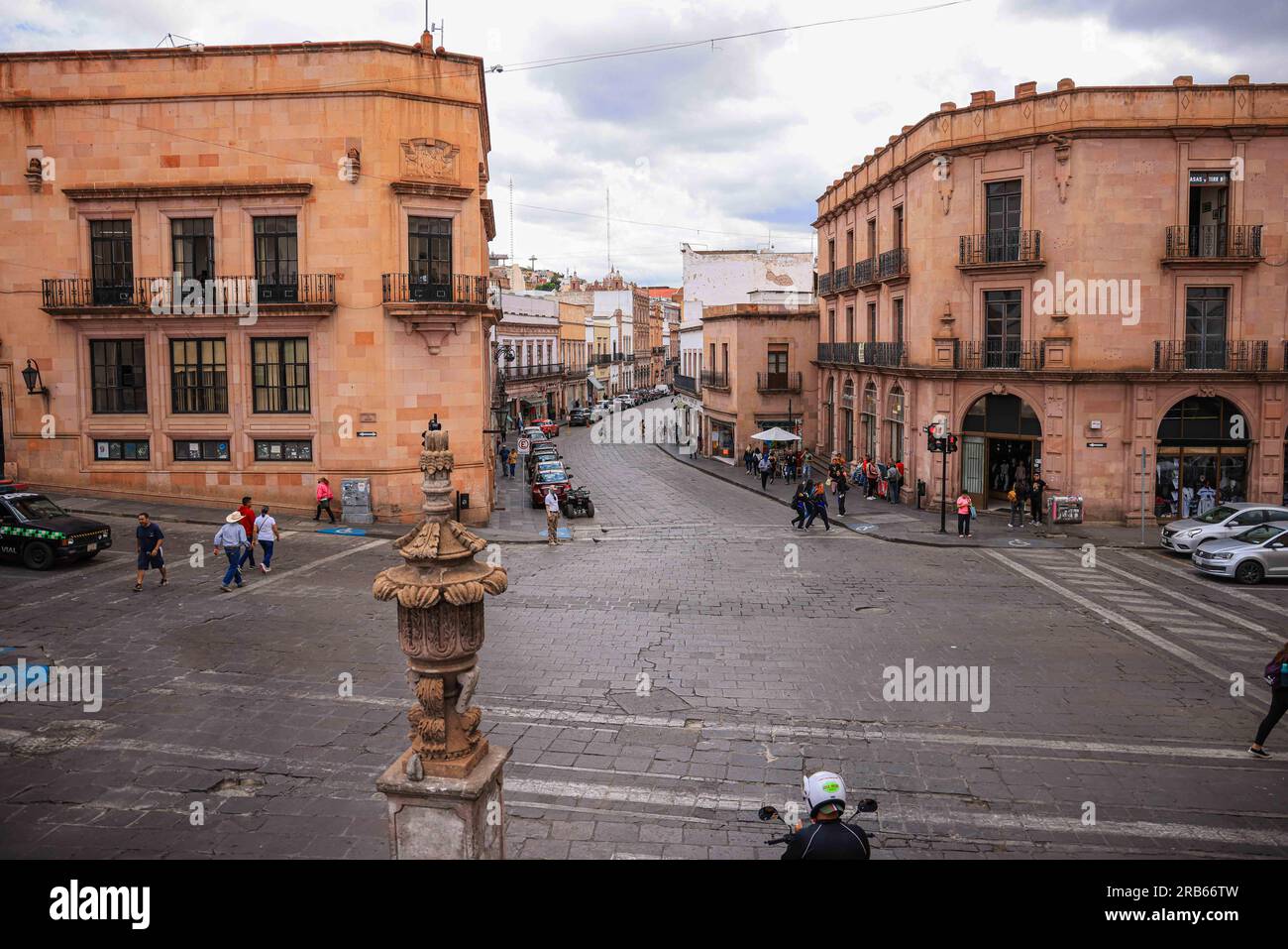 Zacatecas Mexico. Colonial zone of the capital city of the state of ...