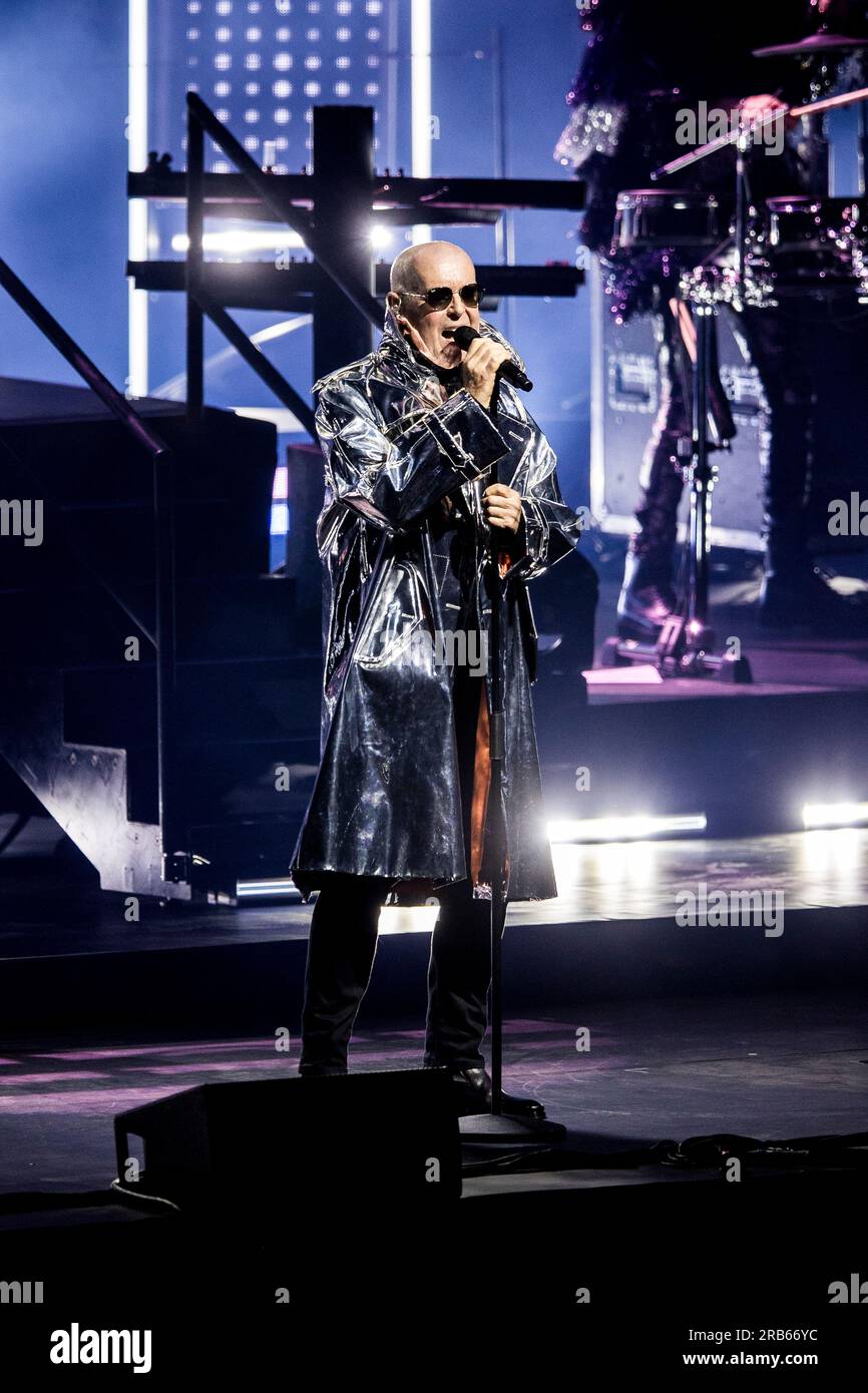 Copenhagen, Denmark. 07th July, 2023. The English synth-pop duo Pet ...