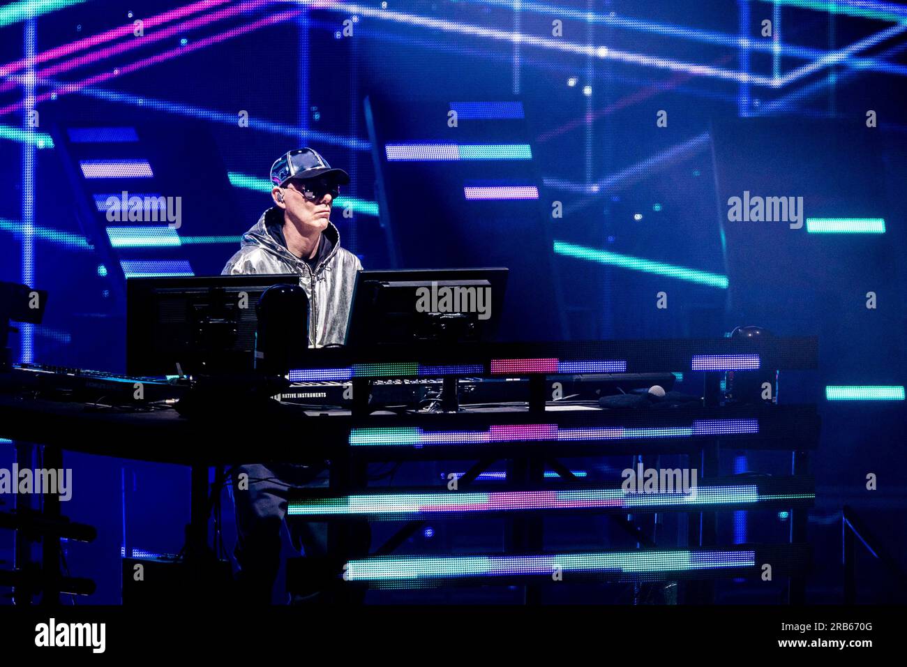 Copenhagen, Denmark. 07th July, 2023. The English synth-pop duo Pet ...