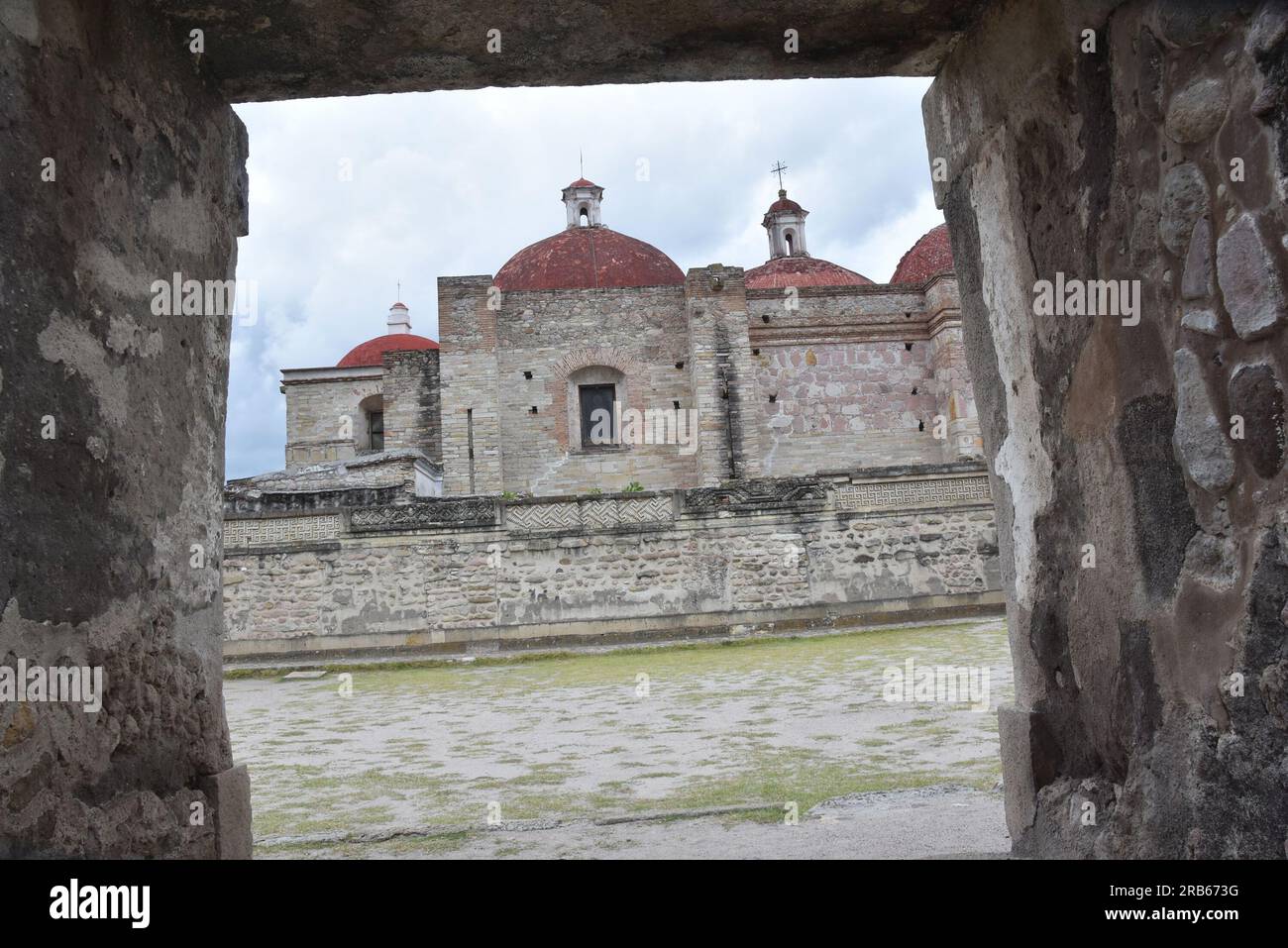 Prehispanic ruins of mitla hi-res stock photography and images - Alamy