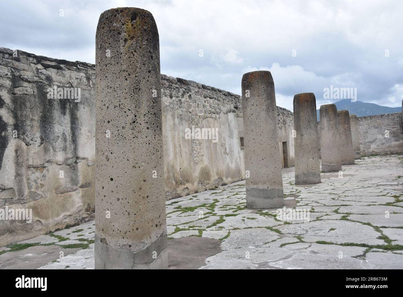 Ruins at Mitla, Oaxaca, Mexico Stock Photo - Alamy