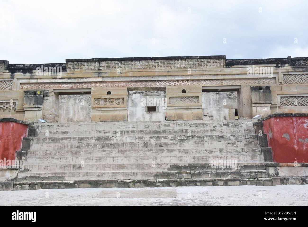 Ruins at Mitla, Oaxaca, Mexico Stock Photo - Alamy