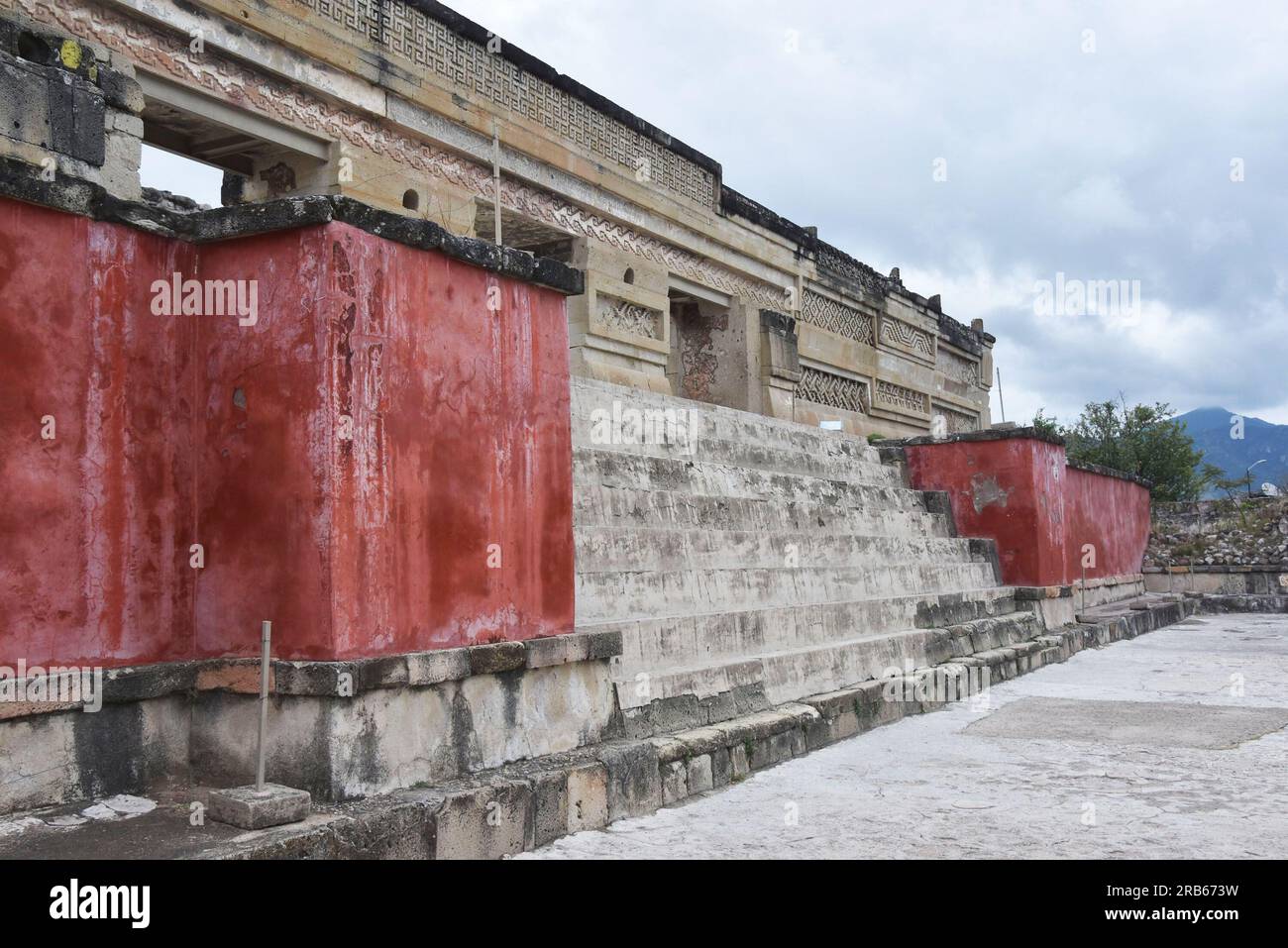 Ruins at Mitla, Oaxaca, Mexico Stock Photo - Alamy