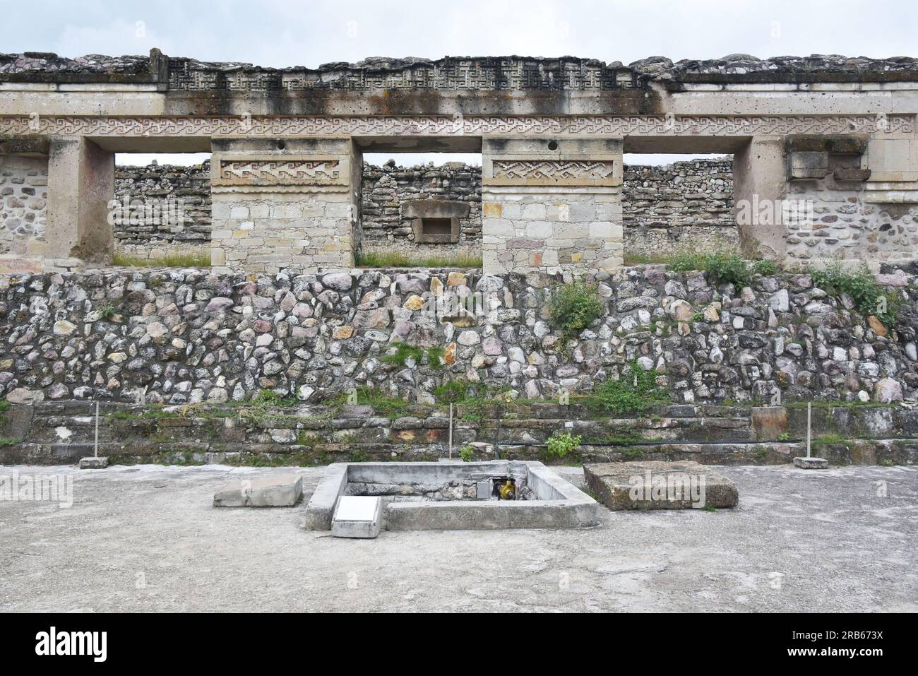 Ruins at Mitla, Oaxaca, Mexico Stock Photo - Alamy