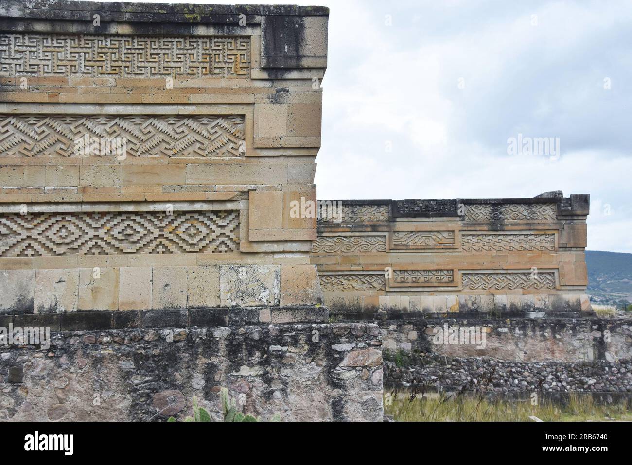 Ruins at Mitla, Oaxaca, Mexico Stock Photo - Alamy