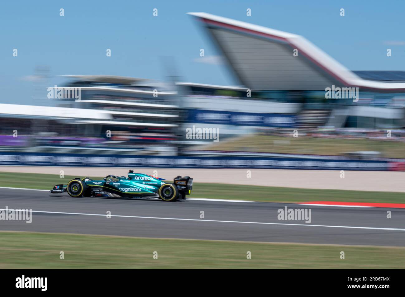 Silverstone, UK - Friday 7th July 2023 - FORMULA 1 ARAMCO BRITISH GRAND PRIX 2023 - Lance Stroll ...