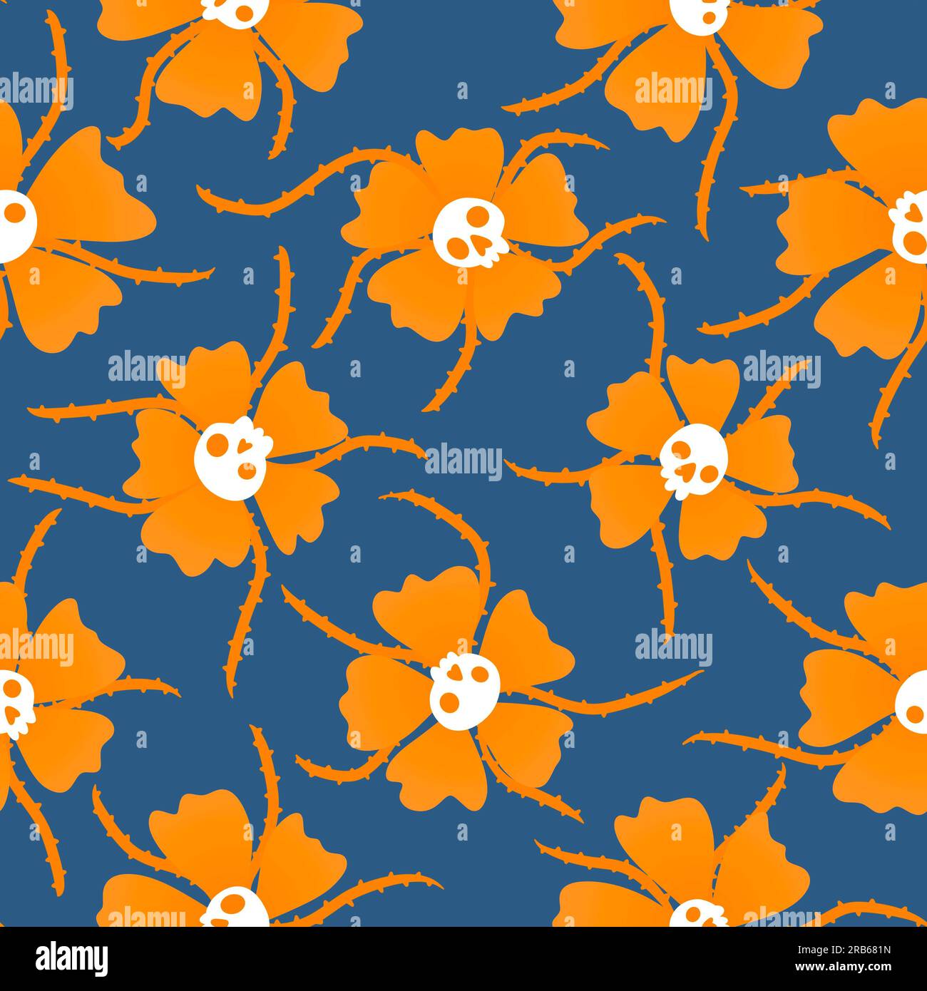 Vintage creepy floral wallpaper hi-res stock photography and images - Alamy