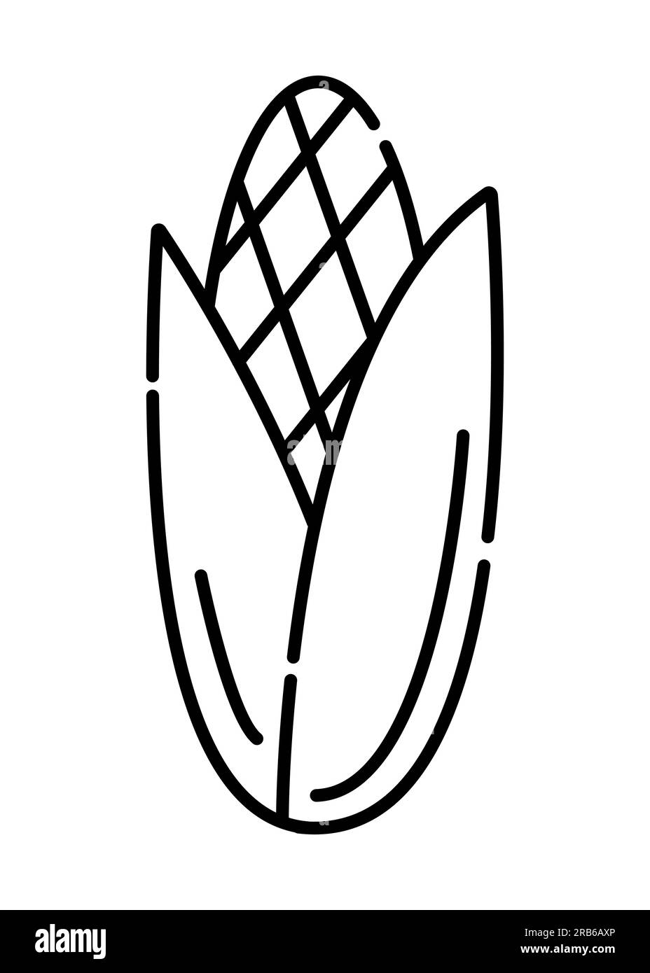 Corn icon black background Stock Vector Images - Alamy