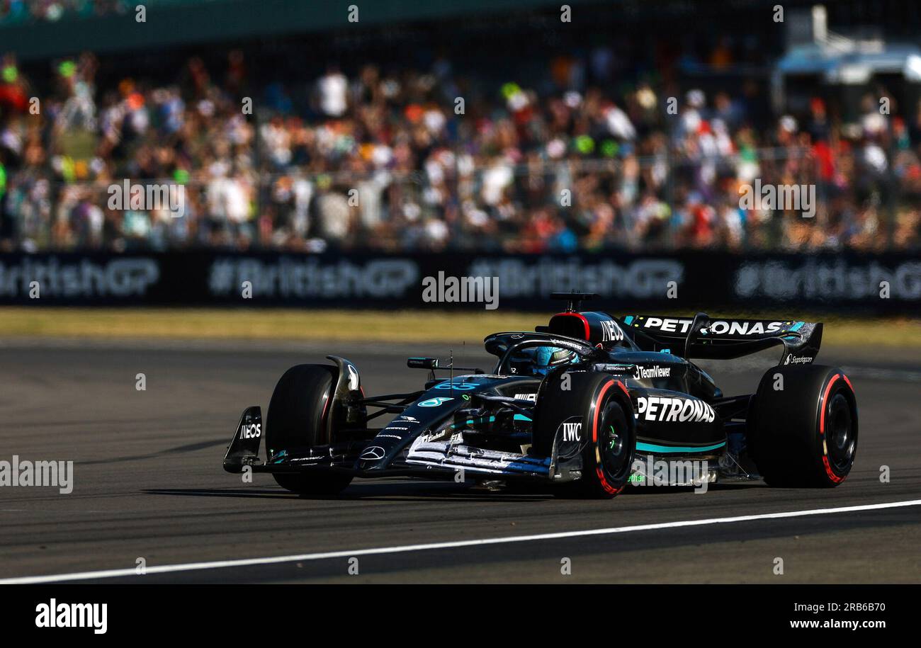 Silverstone, UK. 7th July, 2023. #63 George Russell (GBR, Mercedes-AMG ...
