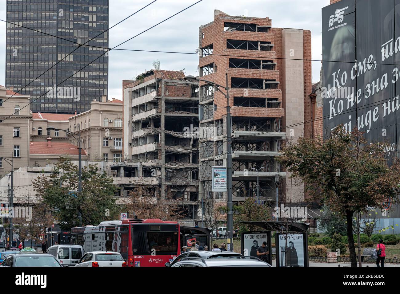 Belgrade, Serbia - September 12, 2019: Former Yugoslav Ministry of ...