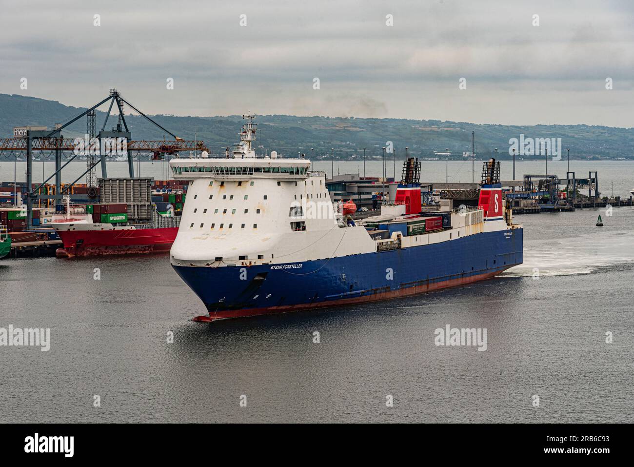 Belfast, Northern Ireland, UK. 7 June 2023. The Stena Line ferry Stena ...