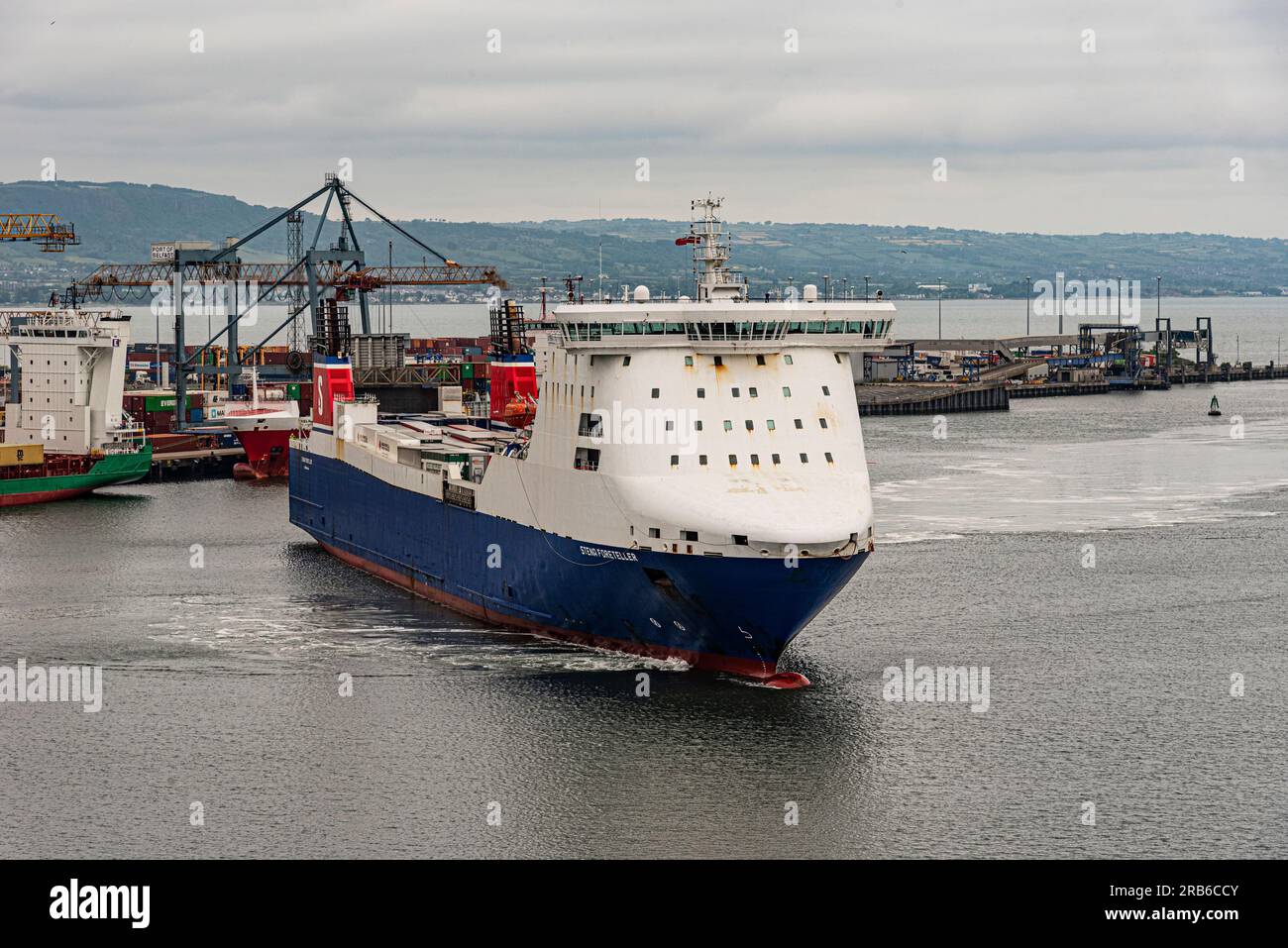 Belfast, Northern Ireland, UK. 7 June 2023. The Stena Line ferry Stena ...
