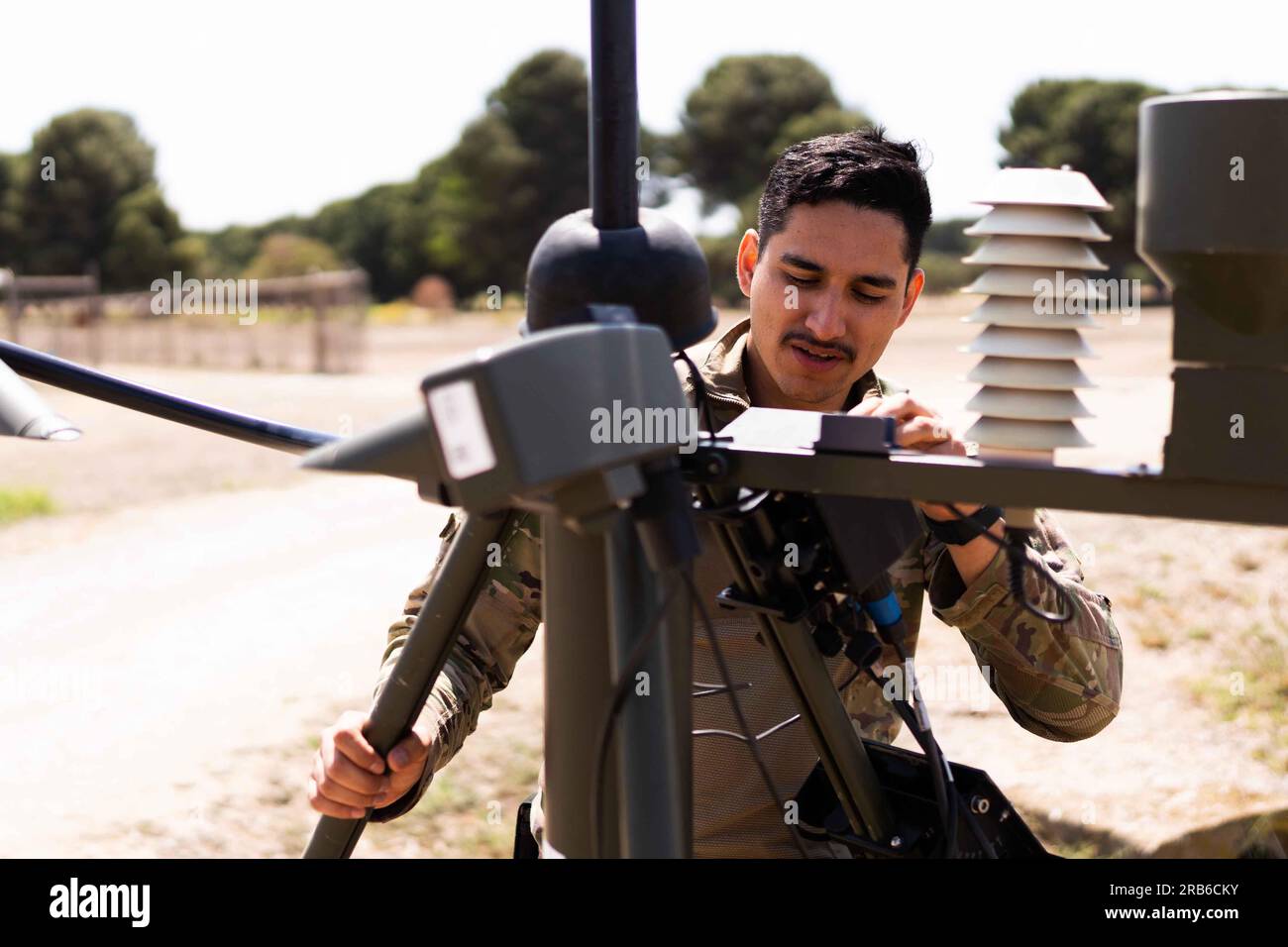 Spain. 17th May, 2023. Air Force Senior Airman Eric Alvarez, 18th ...