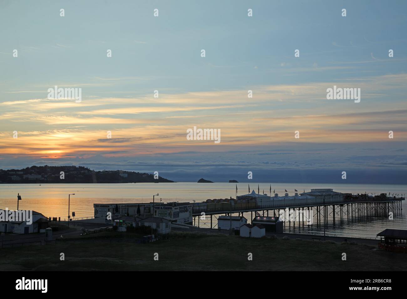 Paignton pier sunrise hi-res stock photography and images - Alamy