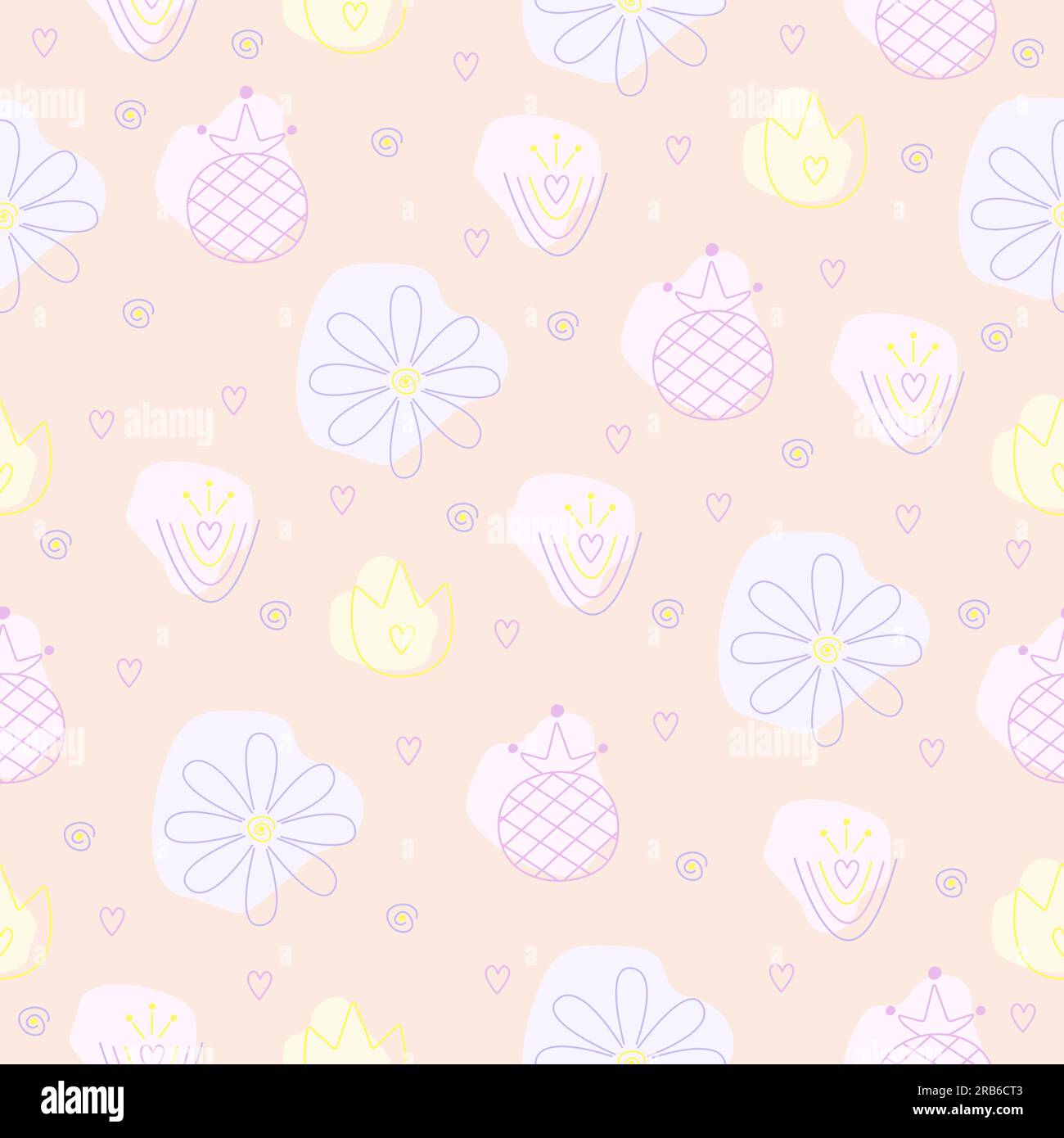 Sweet dream vector flowers hi-res stock photography and images - Alamy