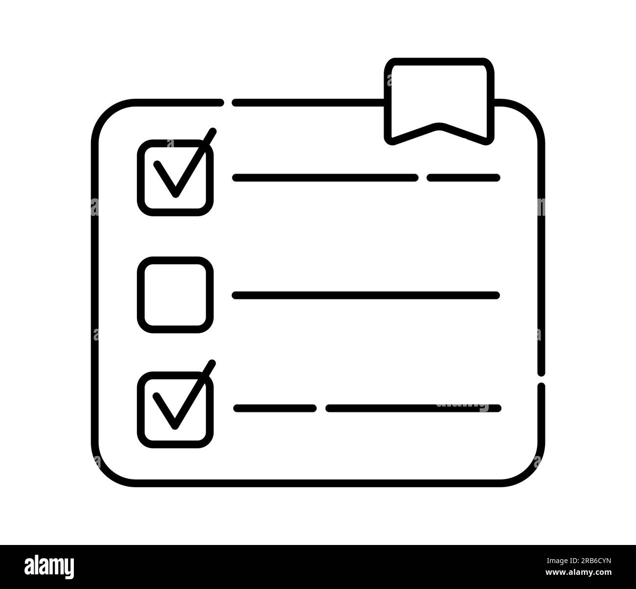 Note vector icon linear Cut Out Stock Images & Pictures - Alamy