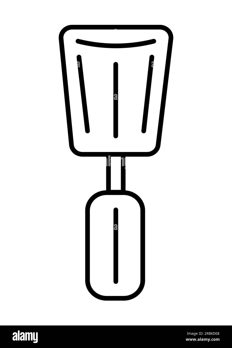 Spatula Laboratory Apparatus Drawing