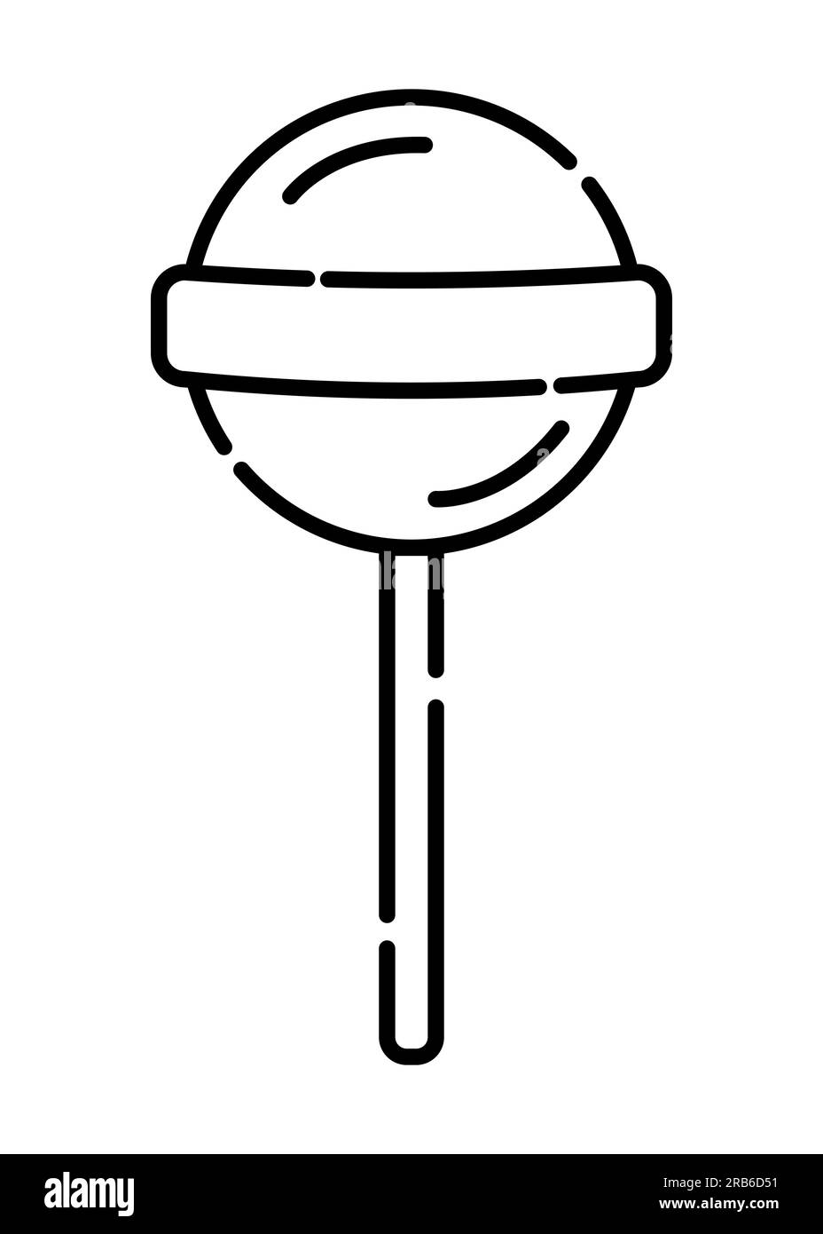 Lollipop vector icon flat Cut Out Stock Images & Pictures - Alamy