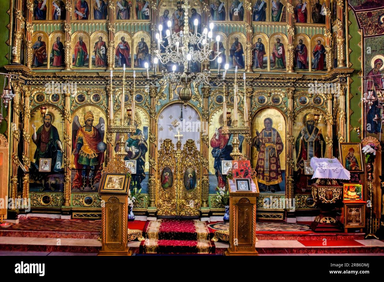 Russian orthodox church altar hi-res stock photography and images - Alamy
