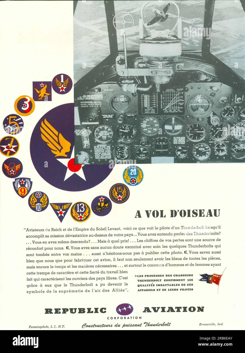 Thunderbolt aicraft - Republic Aviation Aircraft manufacturer advert in ...