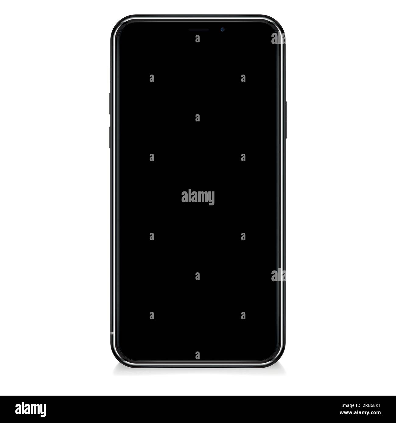 Iphone x black Stock Vector Images - Alamy