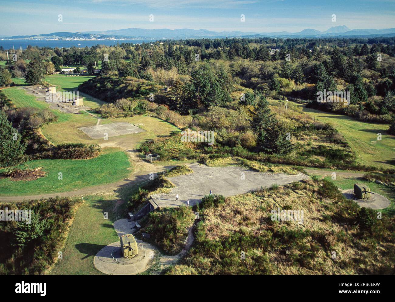 Aerial images of Astoria, Oregon, USA Stock Photo - Alamy