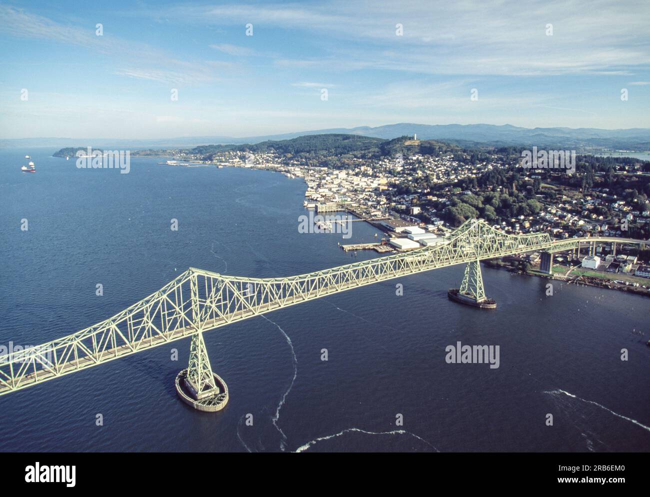 Aerial images of Astoria, Oregon, USA Stock Photo - Alamy