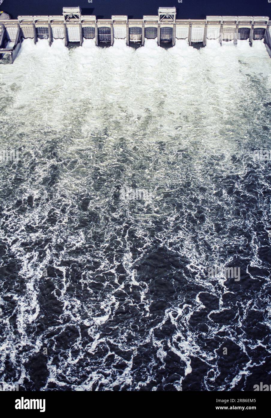 Aerial images of Bonneville Dam, Oregon, USA Stock Photo - Alamy