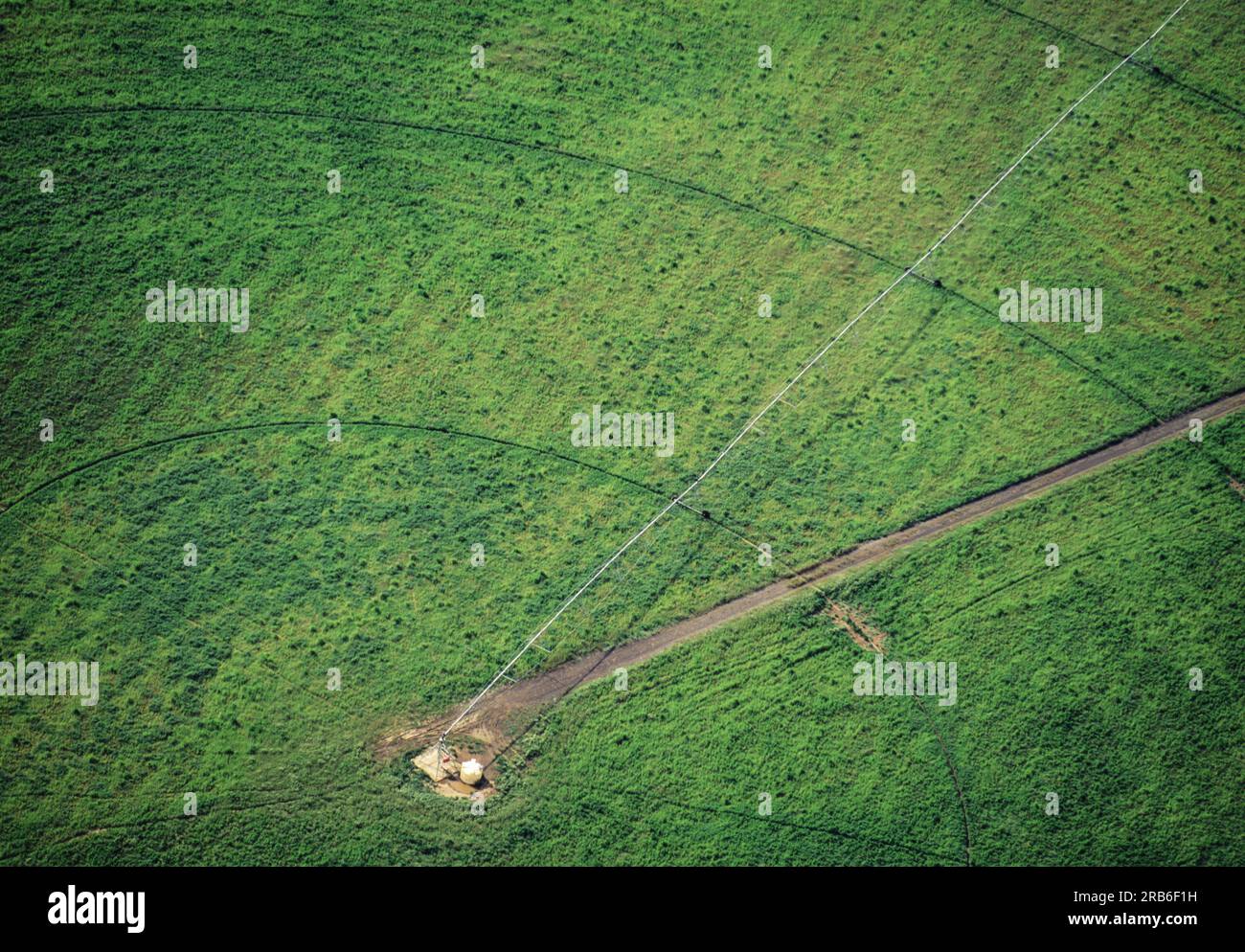 Aerial image of farmland in Oregon, USA Stock Photo - Alamy