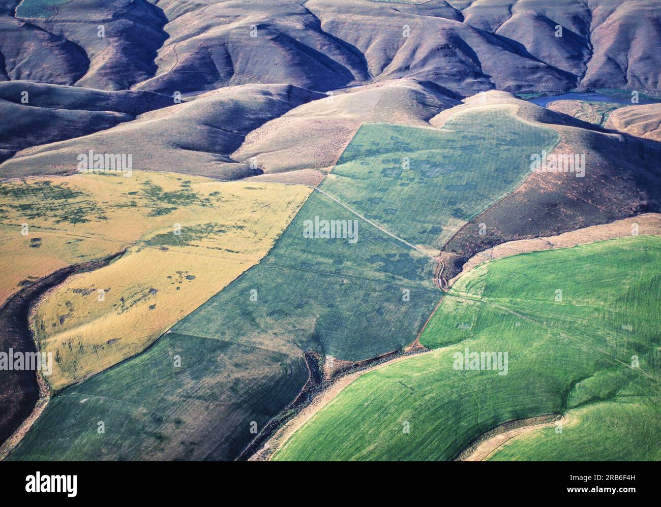 Aerial image of Oregon, USA Stock Photo - Alamy