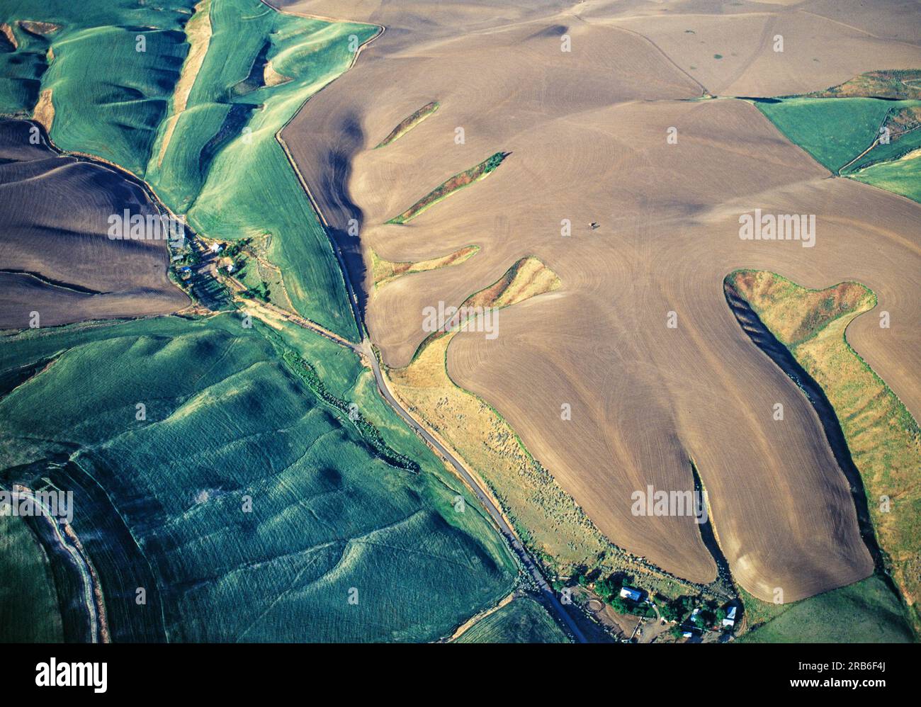 Aerial image of Oregon, USA Stock Photo - Alamy