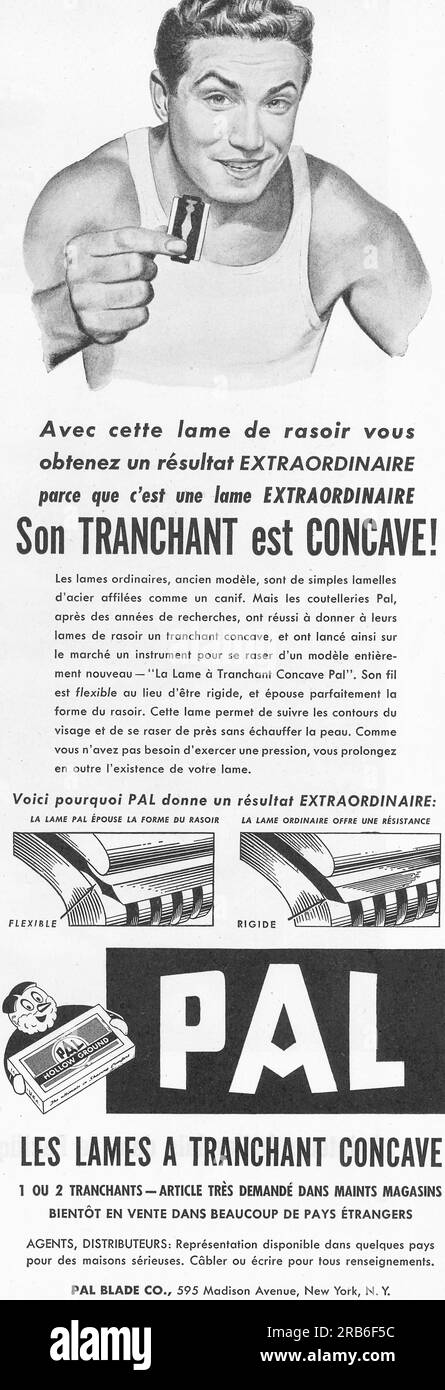 Pal razor blades hi-res stock photography and images - Alamy