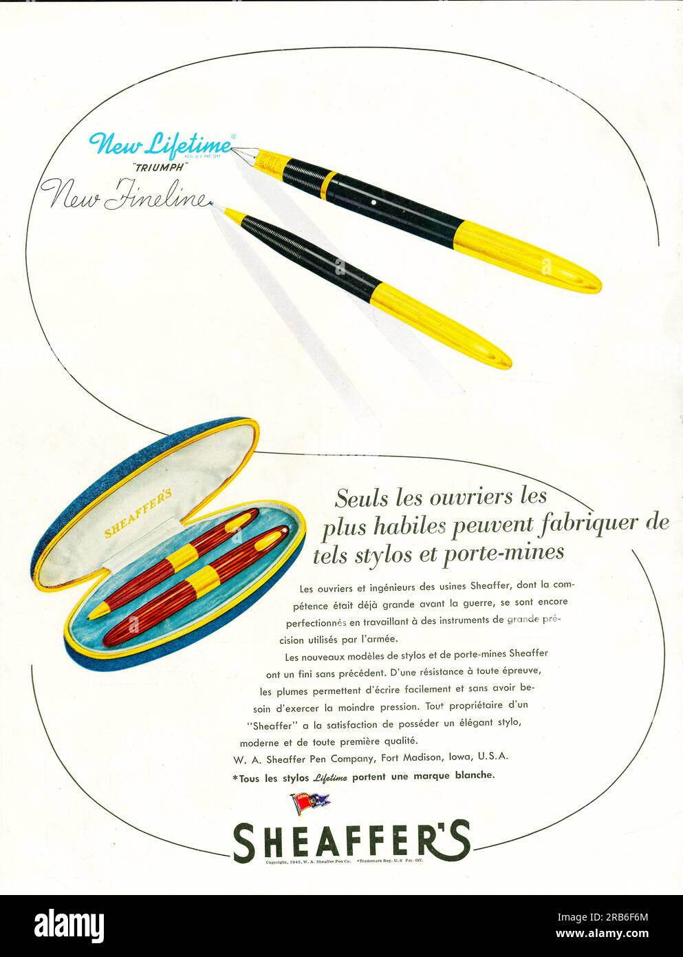 Sheaffer's hi-res stock photography and images - Alamy