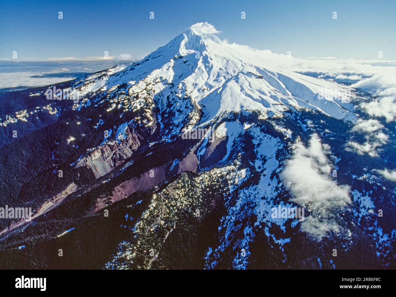 Aerial image of Oregon, USA Stock Photo - Alamy