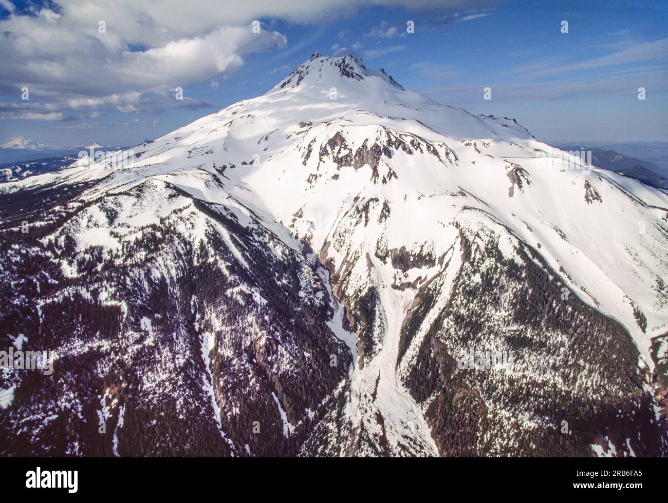 Aerial image of Oregon, USA Stock Photo - Alamy