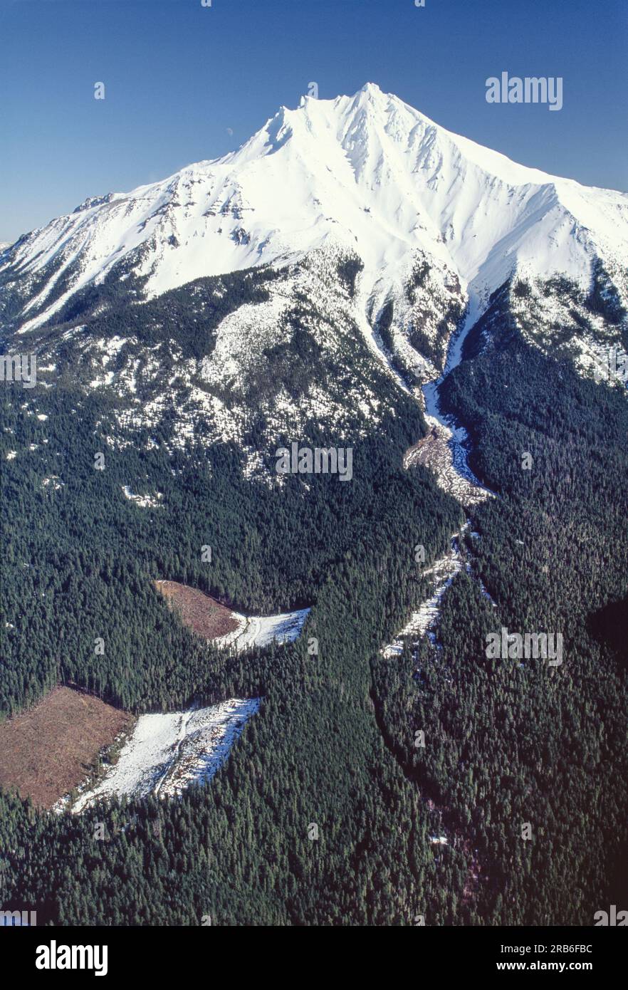 Aerial image of Oregon, USA Stock Photo - Alamy