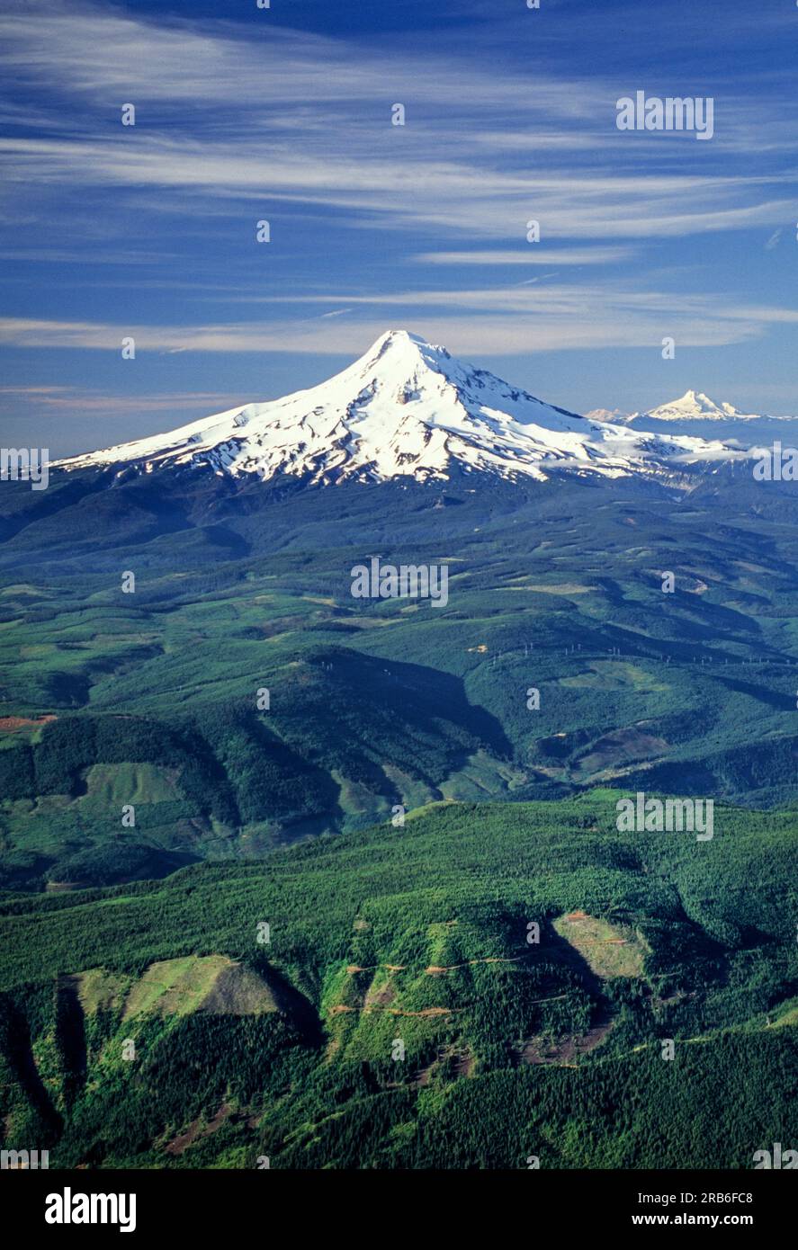 Aerial image of Oregon, USA Stock Photo - Alamy