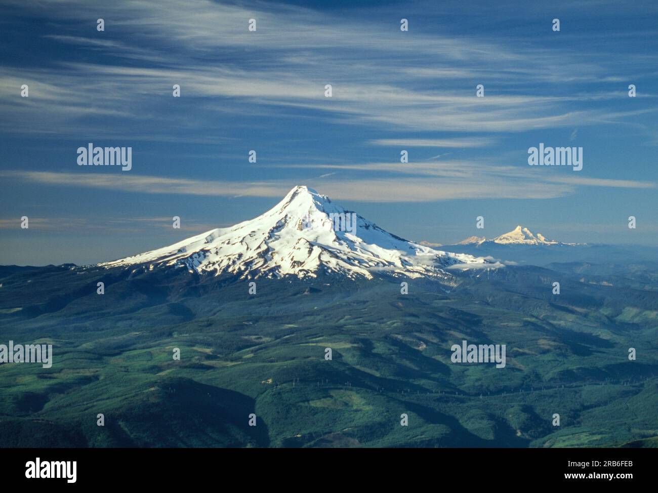 Aerial image of Oregon, USA Stock Photo - Alamy