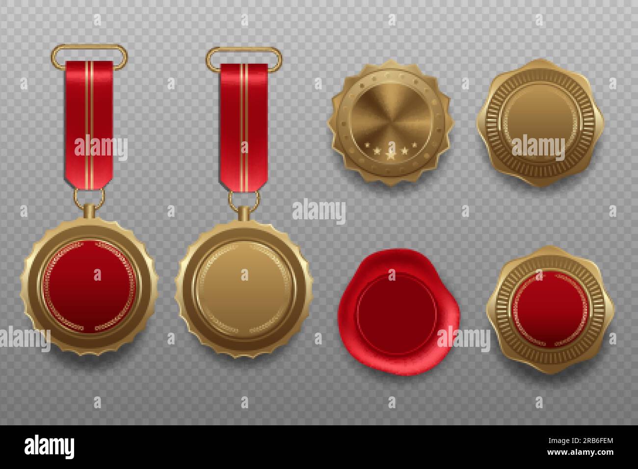 Bronze realistic sport medals Stock Vector Images - Alamy