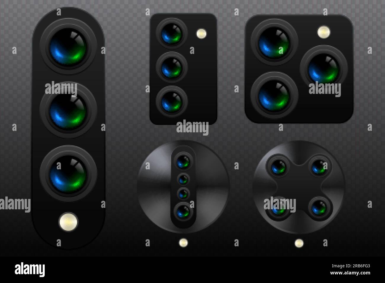 Back to camera lens Stock Vector Images - Alamy