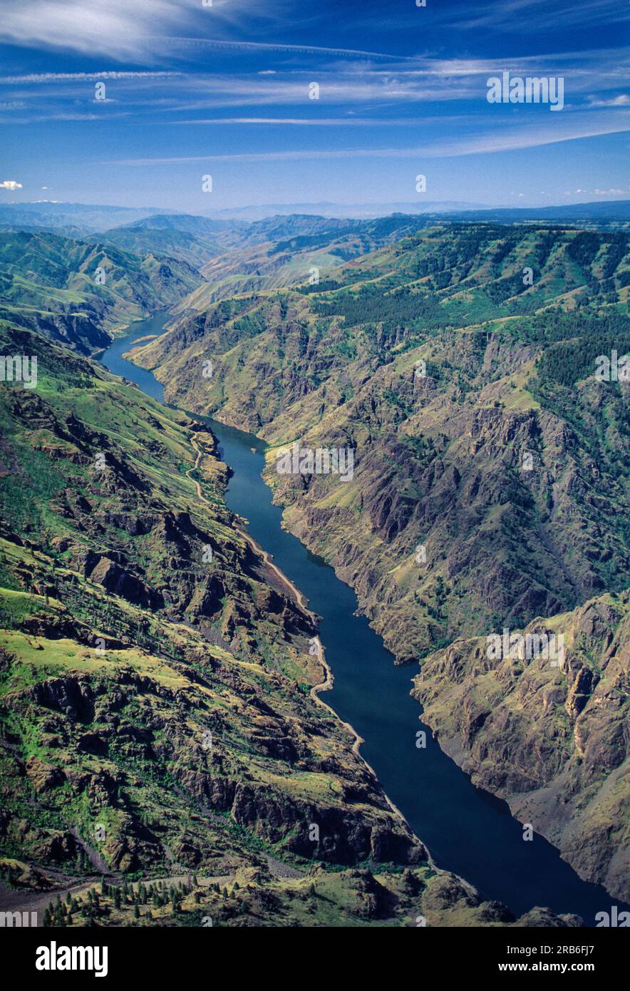 Aerial image of Oregon, USA Stock Photo - Alamy