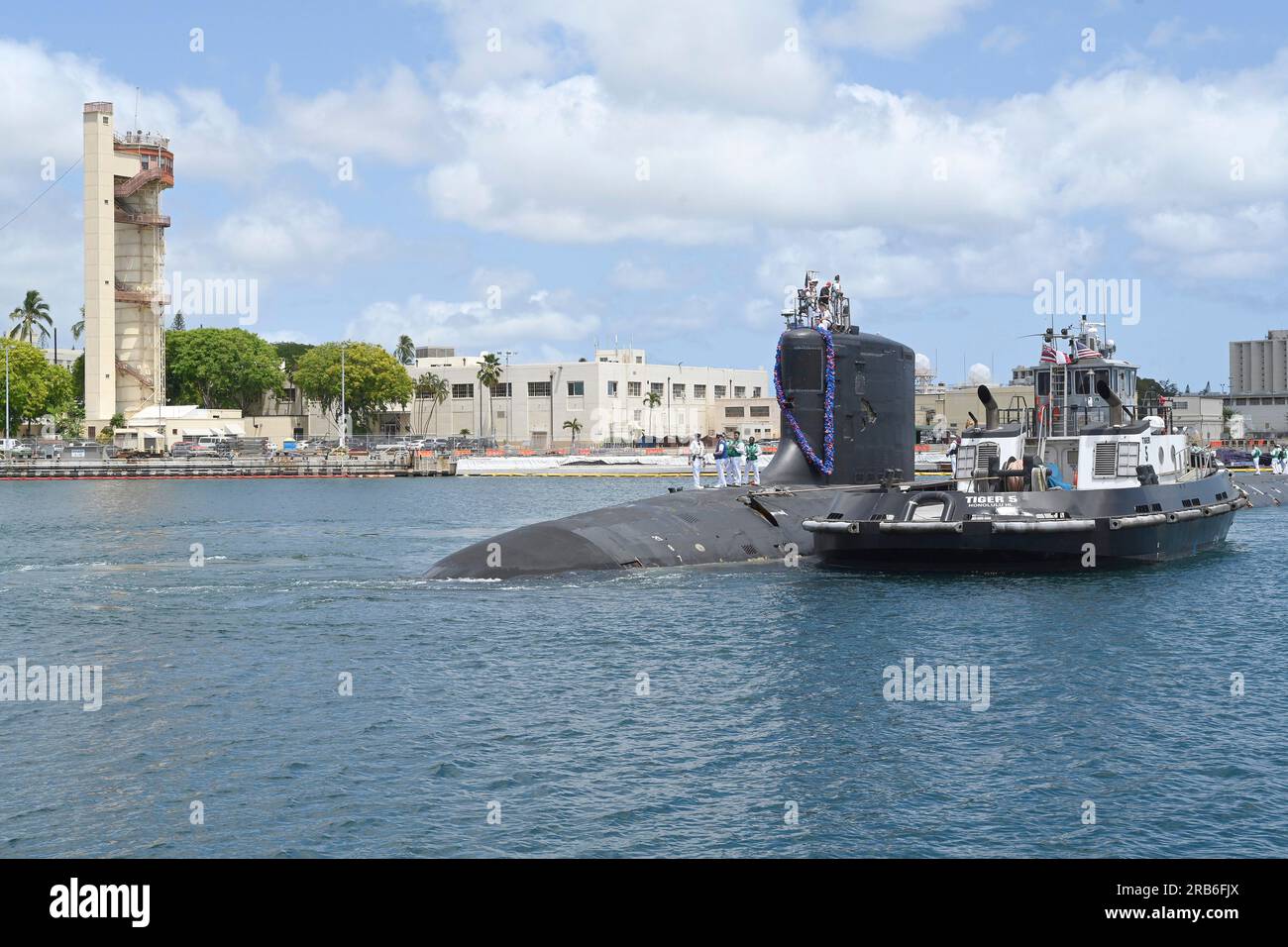 Pearl Harbor, United States. 03 July, 2023. The U.S. Navy nuclear-power ...