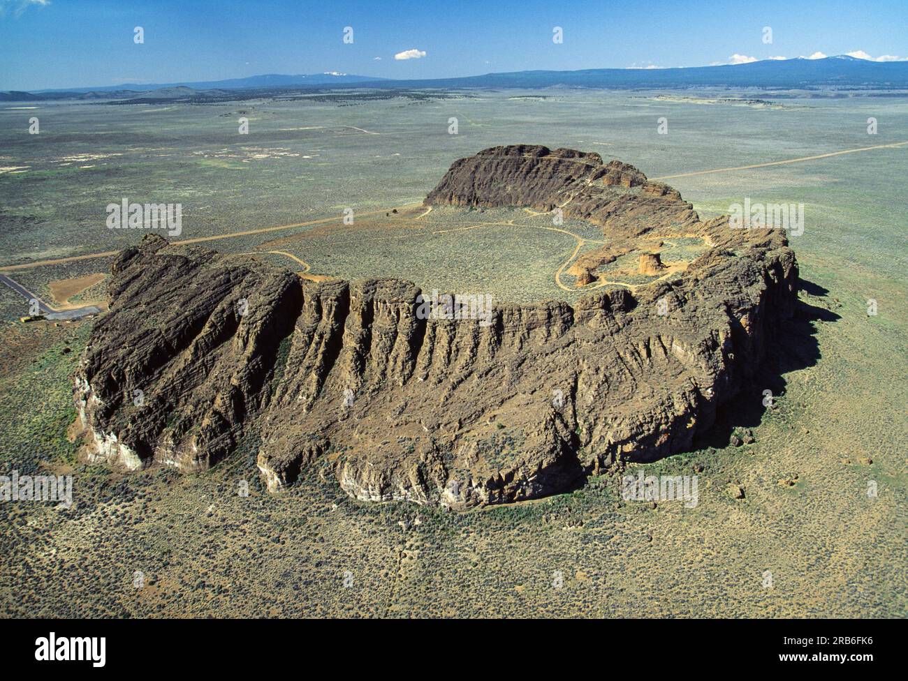 Aerial image of Oregon, USA Stock Photo - Alamy