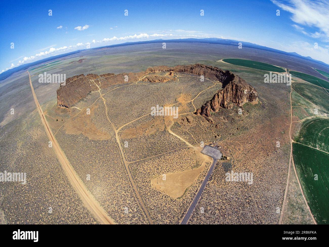 Aerial image of Oregon, USA Stock Photo - Alamy