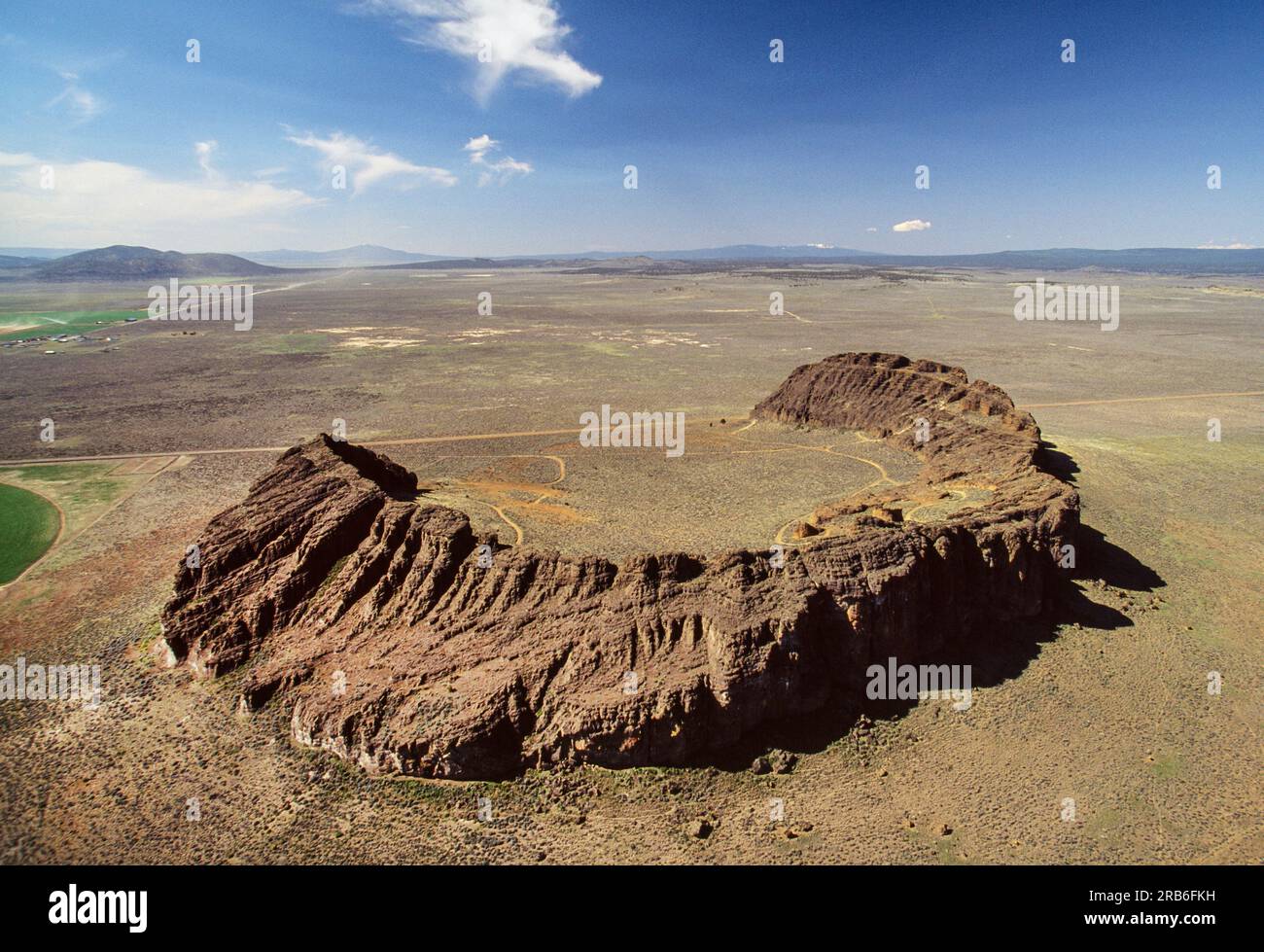 Aerial image of Oregon, USA Stock Photo - Alamy