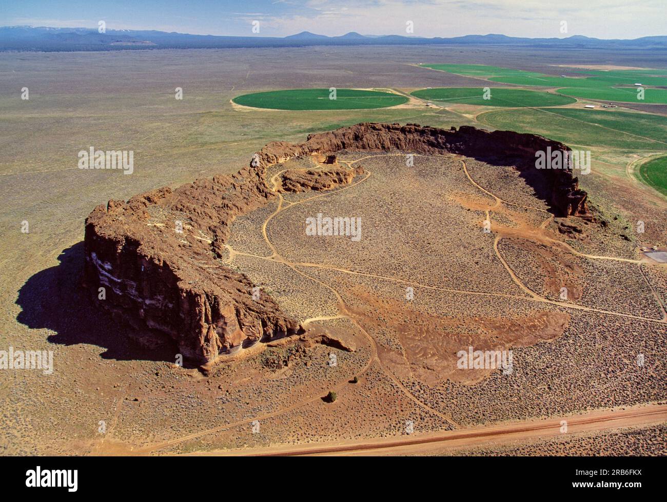 Aerial image of Oregon, USA Stock Photo - Alamy