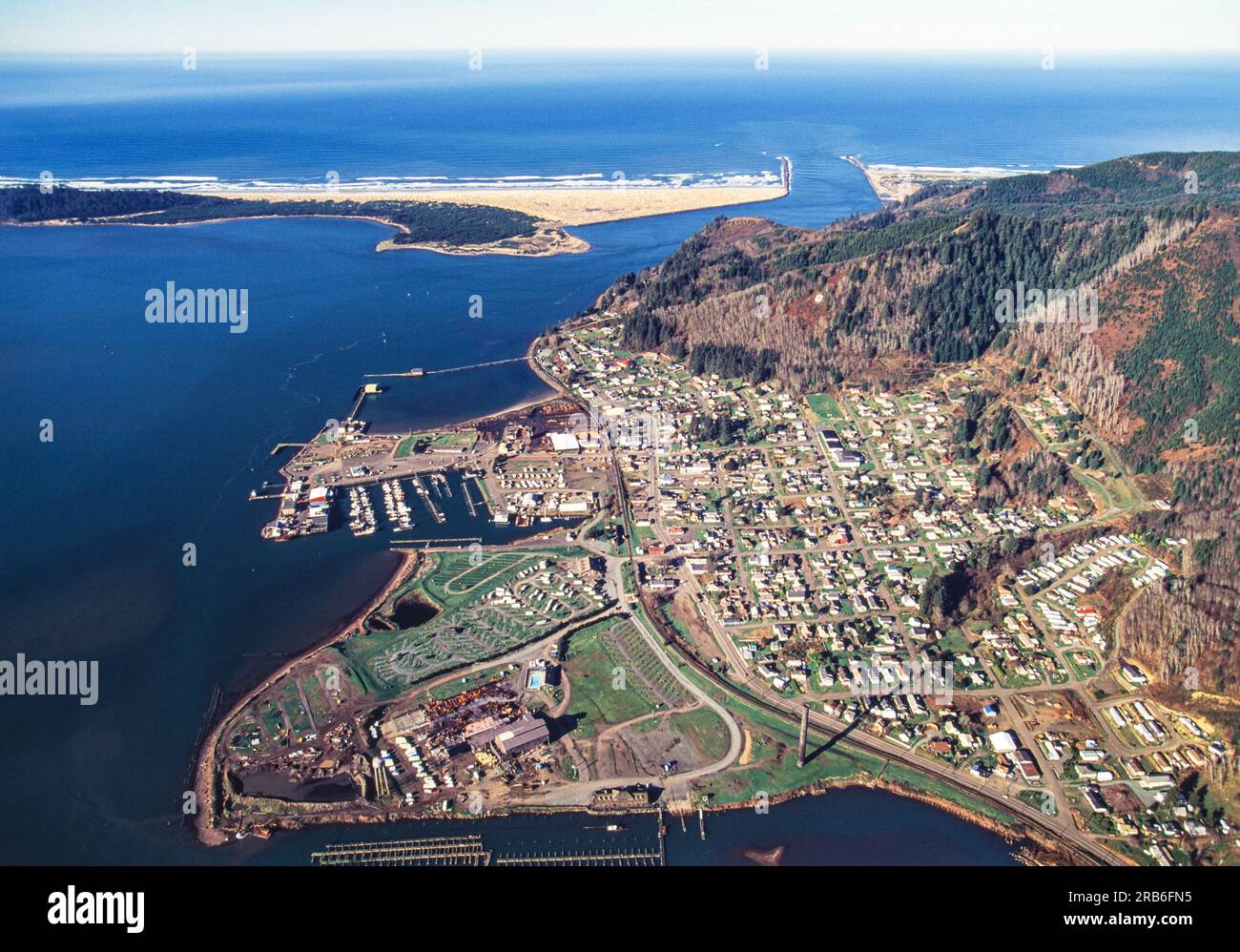 Aerial image of Oregon, USA Stock Photo - Alamy