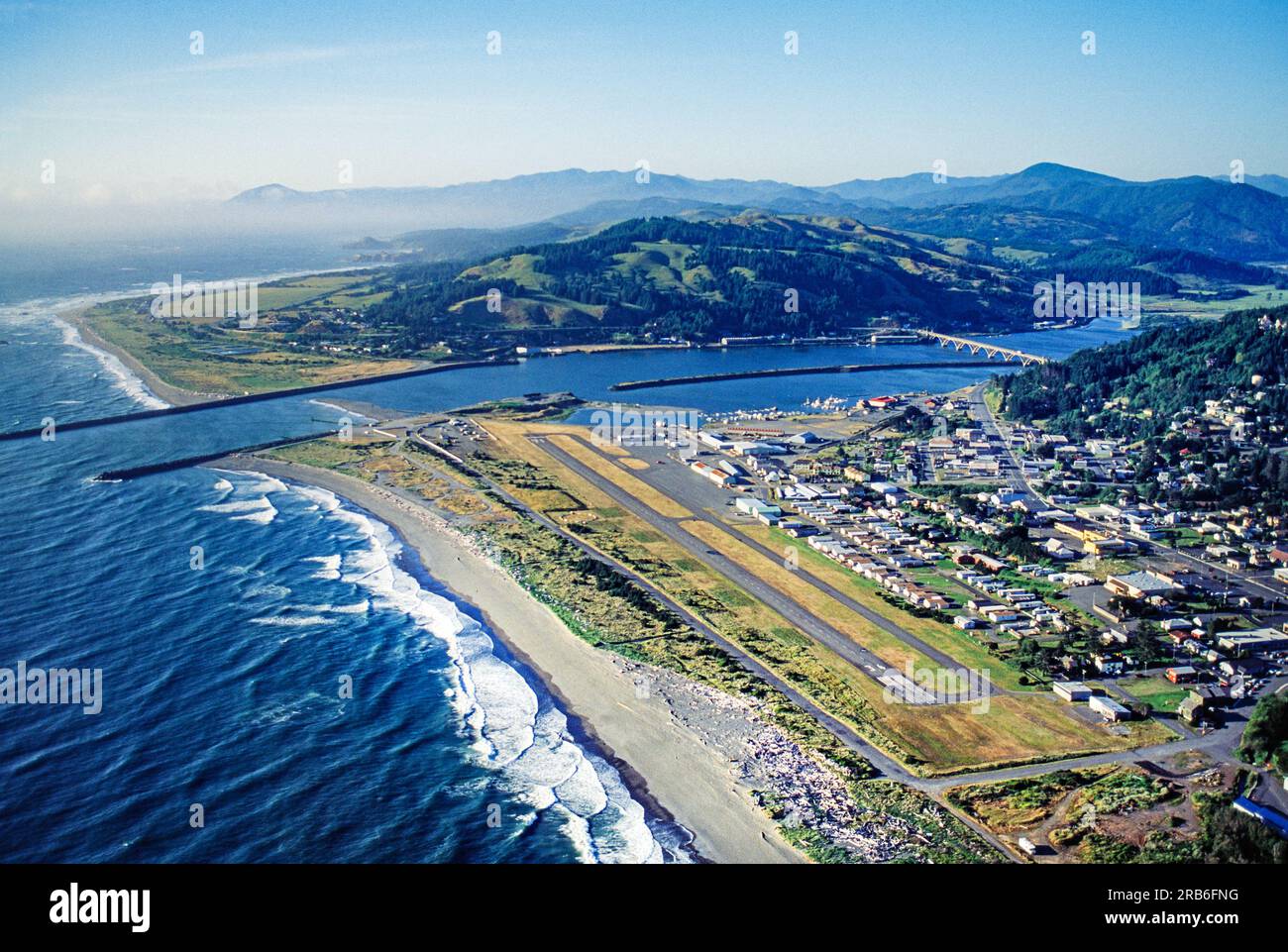 Aerial image of Oregon, USA Stock Photo - Alamy