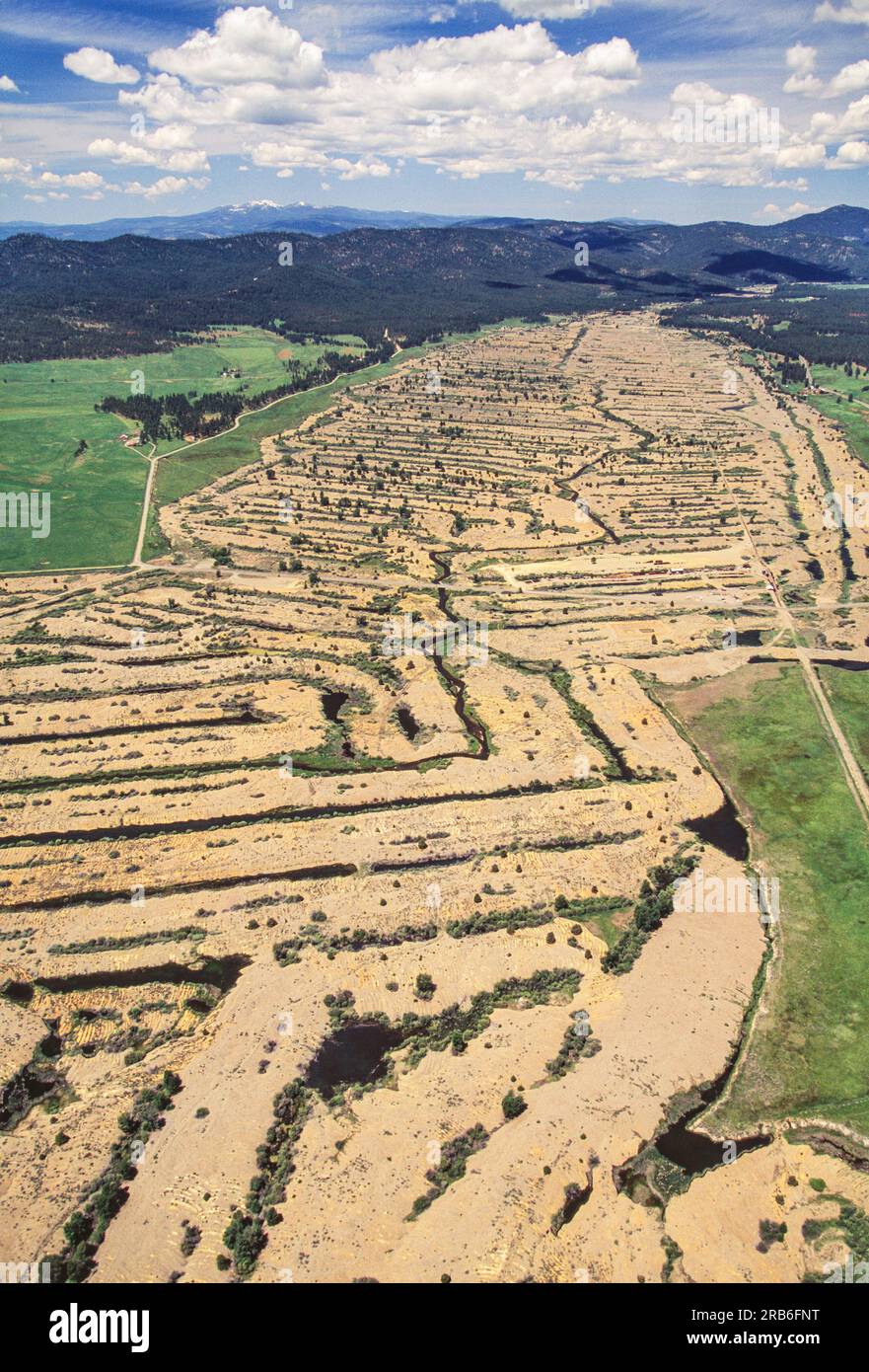 Aerial image of Oregon, USA Stock Photo - Alamy